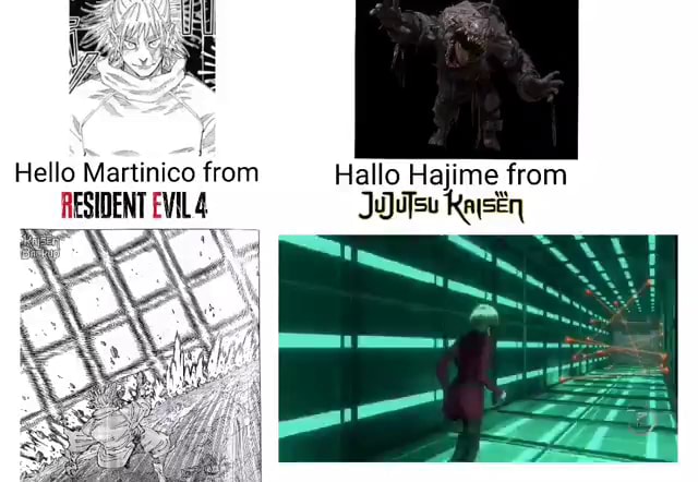 Hello Martinico from Hallo Hajime from RESIDENT EVIL4 Jufsu Reysen ...