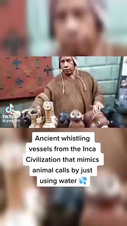 Ancient whistling vessels from the Inca Civilization that mimics animal ...