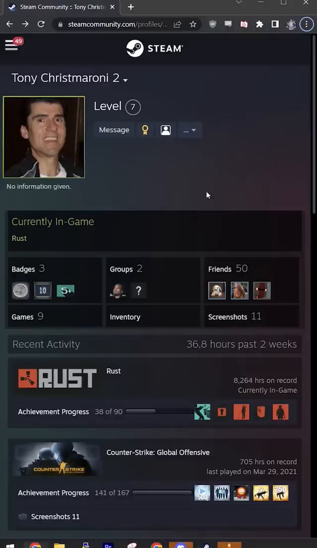 Steam Community = Tony Christ: steaw Tony Christmaroni 2 ~ Level (7 ...