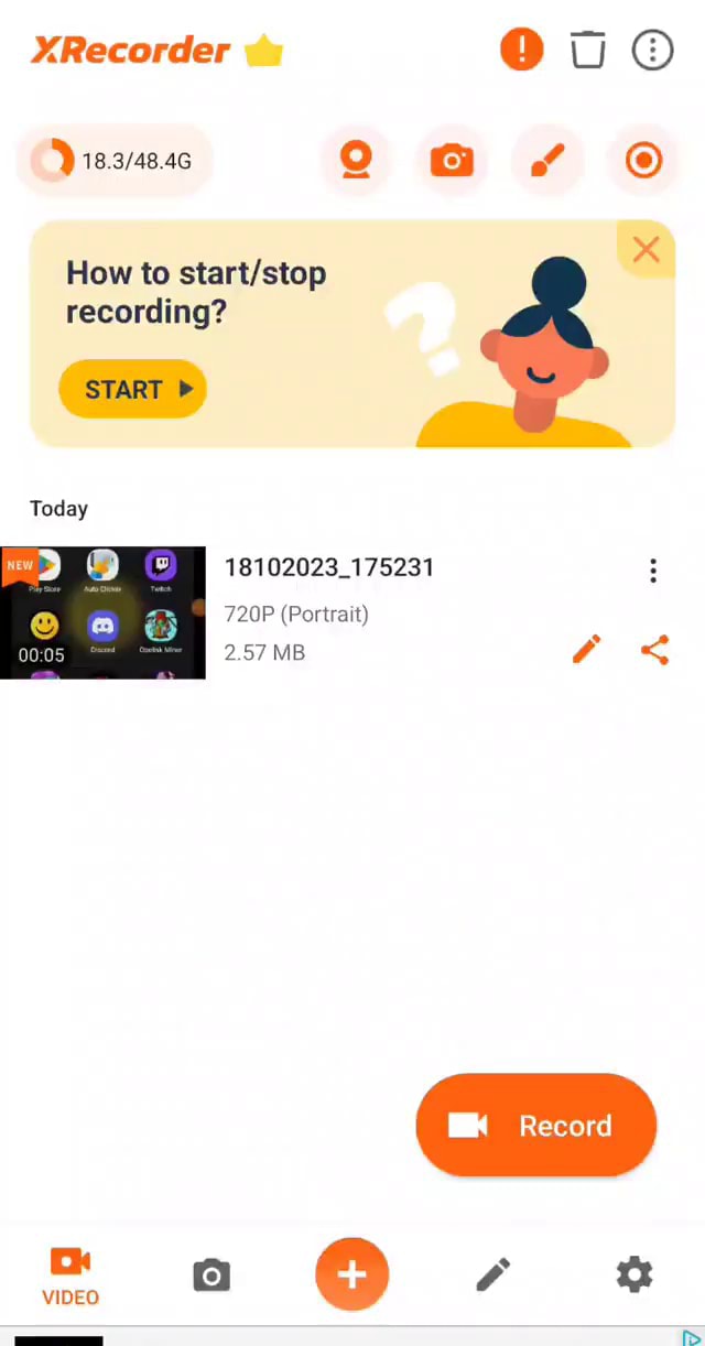 Recorder @vo How to recording? START Today 18102023_175231 Portrait woo ...