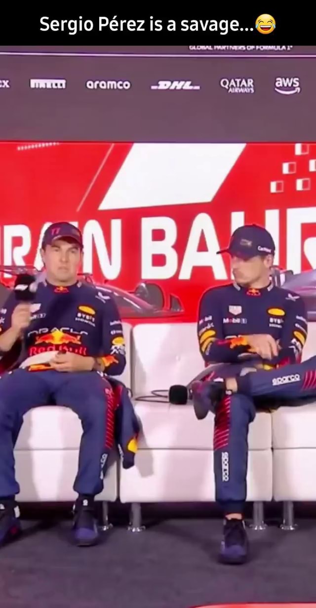 Sergio Prez is a savage...@ x oramco QATAR aWS of - iFunny Brazil